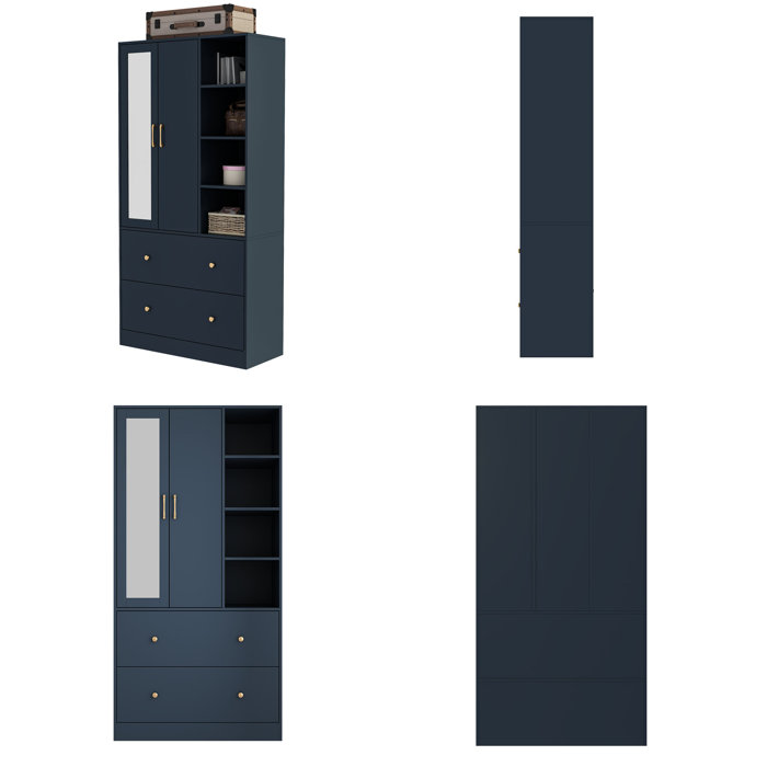 Latitude Run® Raybin Bedroom Armoire & Reviews | Wayfair
